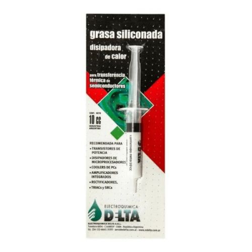 Wifi Computación - Productos | GRASA SILICONADA BLANCA 10CC DELTA